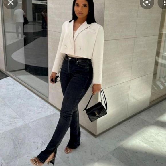 Zara | Jeans | Zara Split High Waisted Jeans | Poshmark